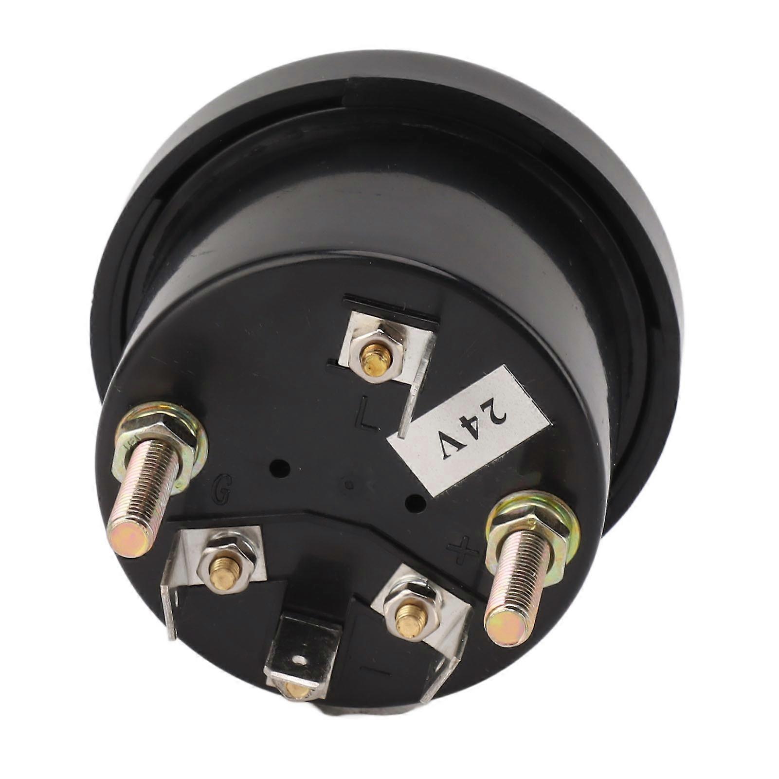 Fuel Level Gauge 24V Pointer Type Accurate Fuel Tank Meter for Trucks ...