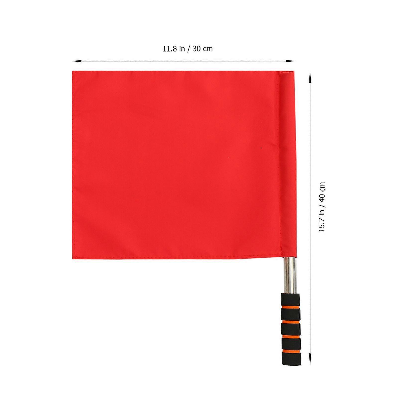 2 Pcs Outdoor Flags Flags Volleyball Red Red Flag Red Warning Flags Traffic Safety Flag | Fruugo UK