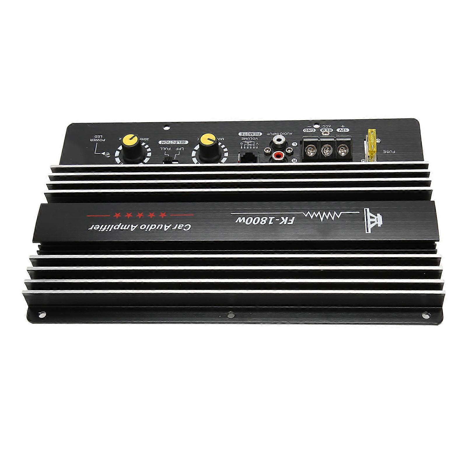 Automotive Amplifier 12V 1800W Car Stereo Audio High Power Amplifier ...