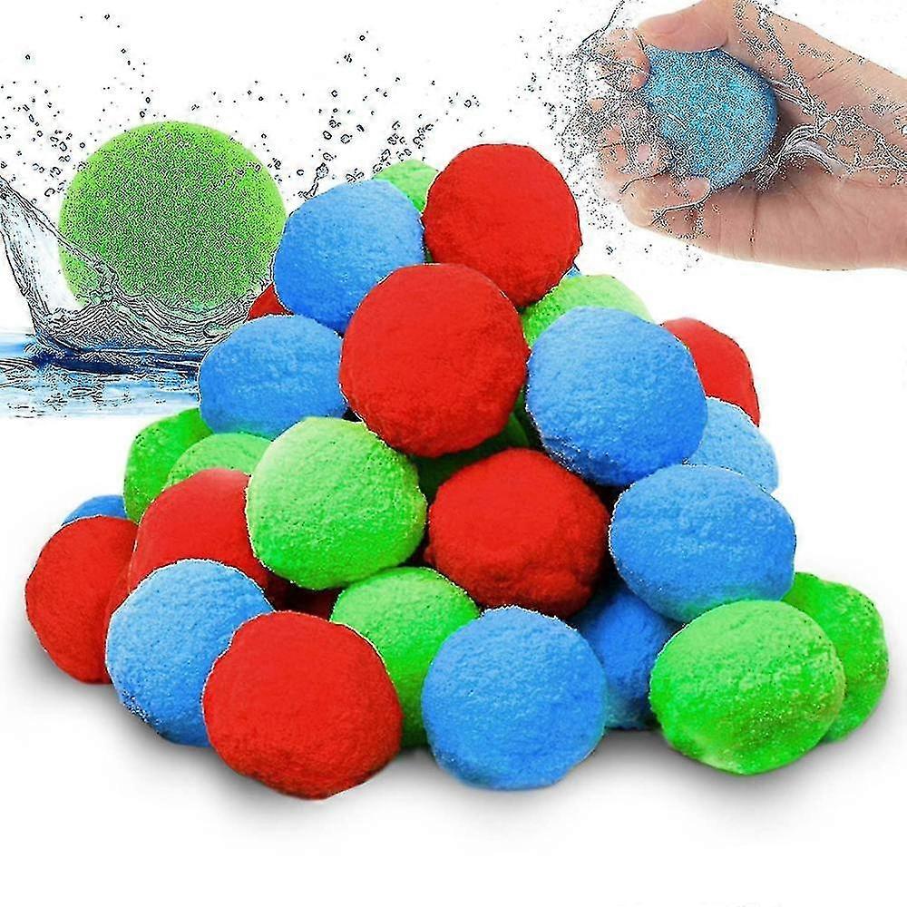 50pcs Water Balls,reusable Water Balloons,toss & Catch Gaming Ball For ...