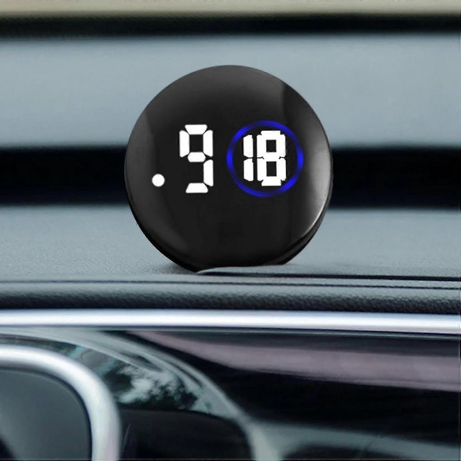 Car Clock - Mini Car Dashboard Luminous Quartz Clock - Multifunctional ...