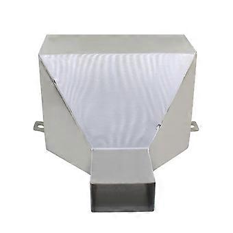 For Stainless Steel Square Funnel 1pc Side Inlet Hopper Siphon ...