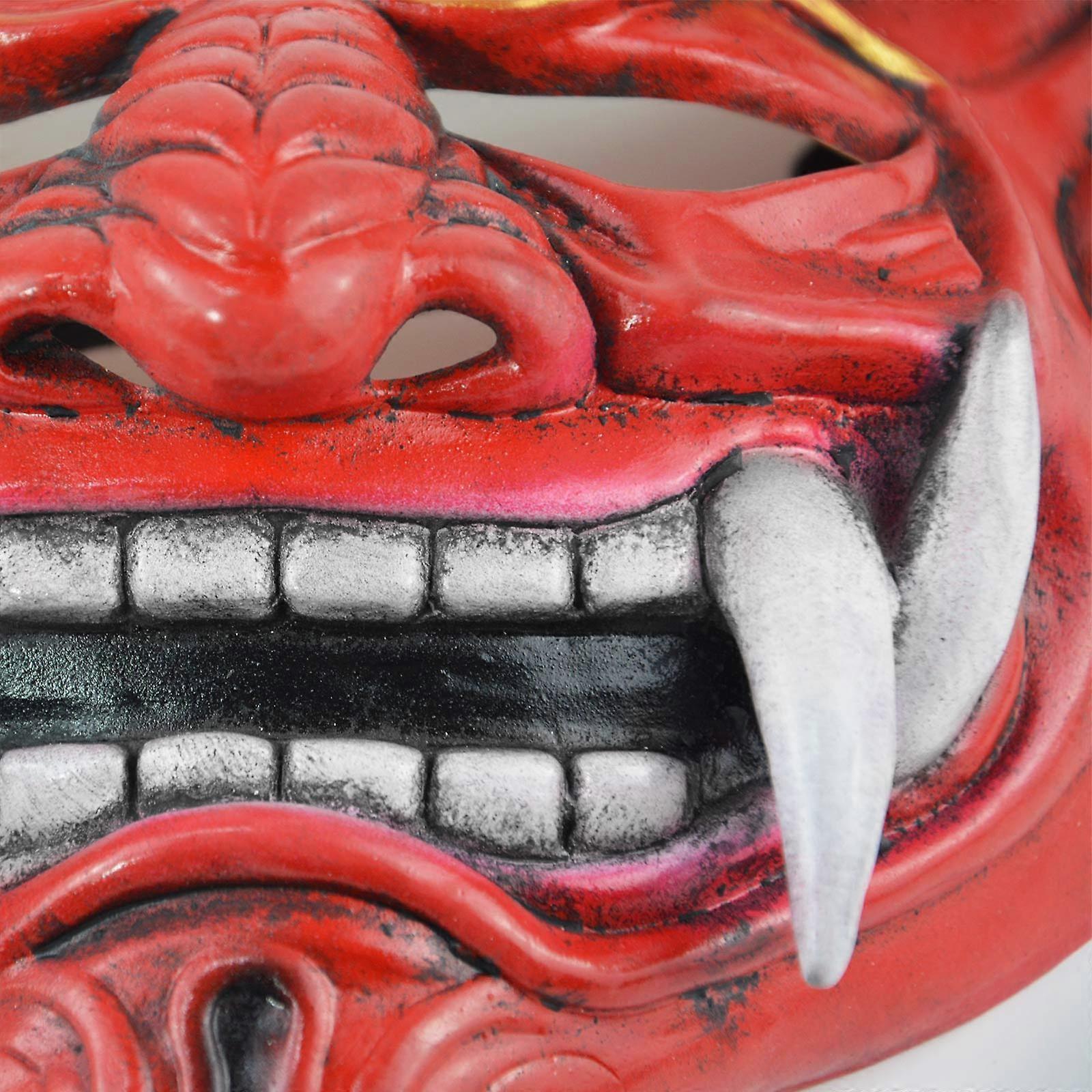Japanese Halloween Hannya Demon Oni Samurai Kabuki Prajna Devil Mask ...