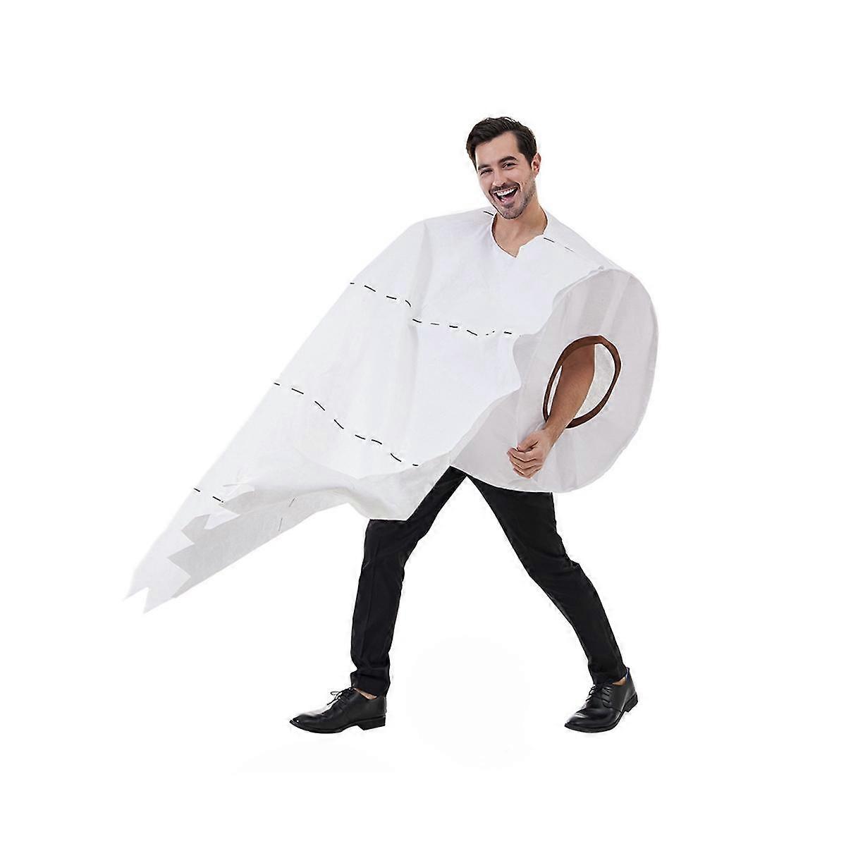 Giant Toilet Paper Roll Adult Costume Hilarious Costume for Men & Women ...