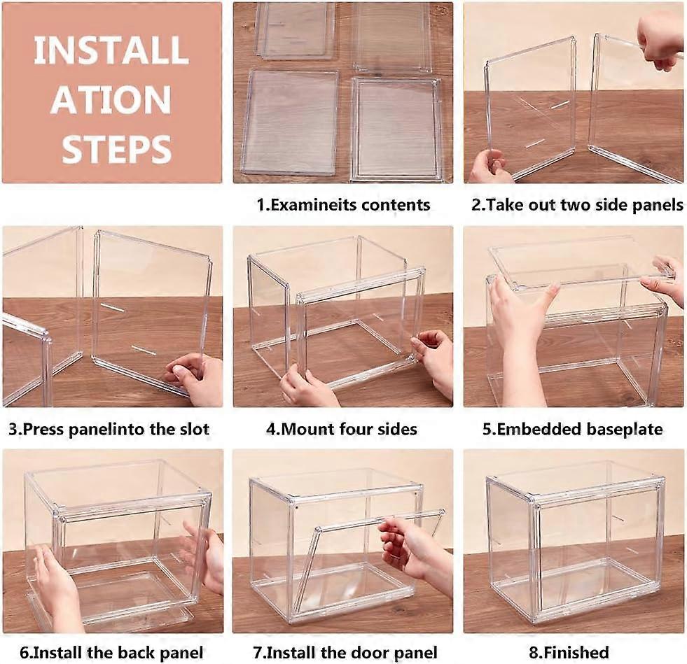 Clear Display Case Acrylic Box No Steps Whole Scene Riser Display ...