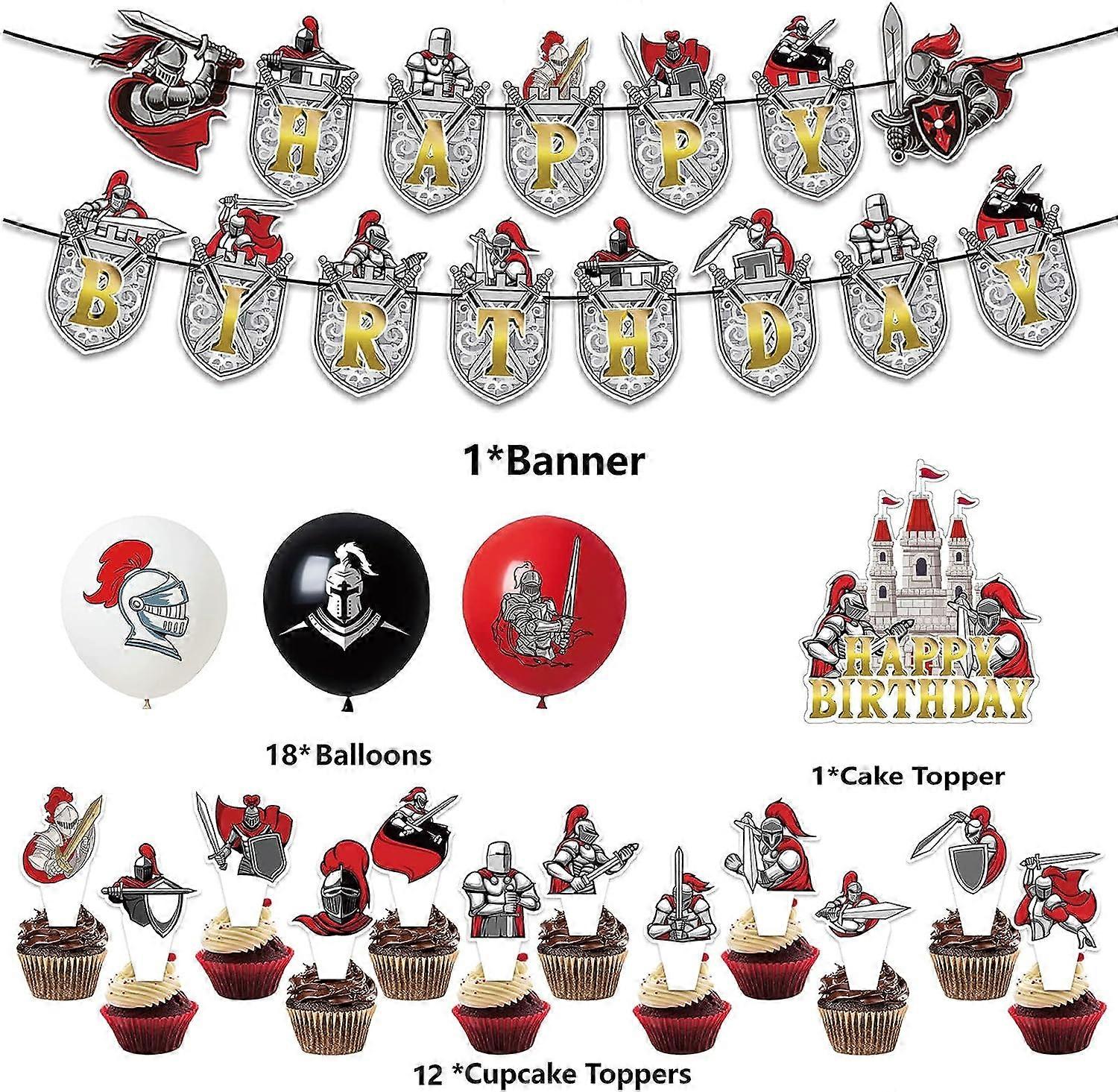 Medieval Theme Party Supplies Medieval Castle Knights Birthday ...