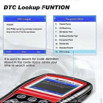 Autel Autolink Al619 Obd2 Abs Srs Airbag Auto Diagnostic Tool Obdii ...