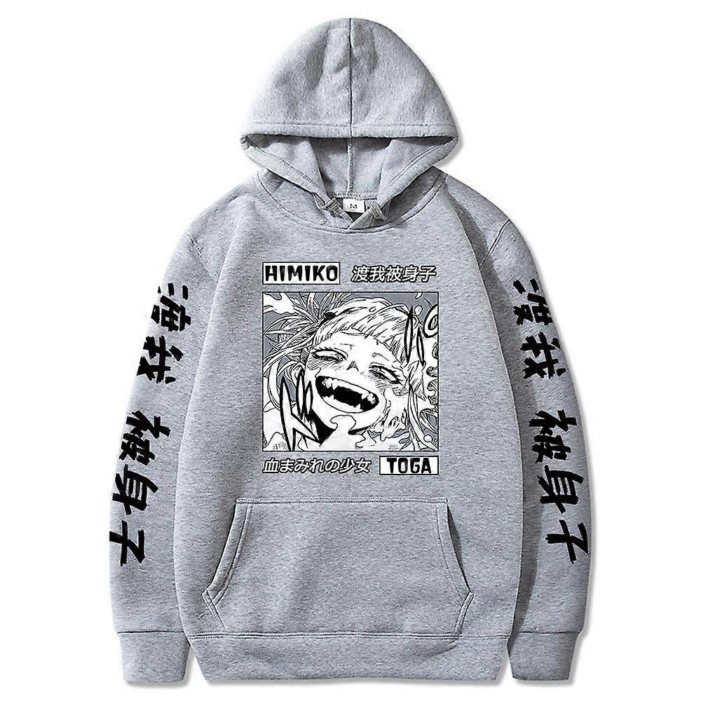 My Hero Academia Anime Hoodie Himiko Toga Bakugou Print Hooded Men ...