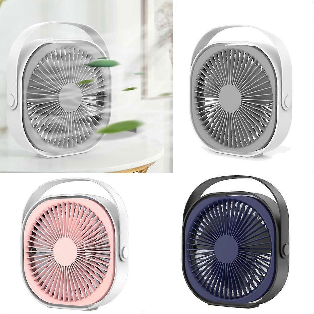 Portable Personal Fans USB Charging Table Fan 360 Rotatable 3 Speed ...