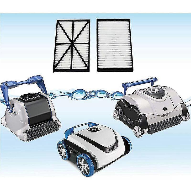 Set Of 2 Filter Panels For Tiger Shark Robot - Rcx70101pak2 - Black ...