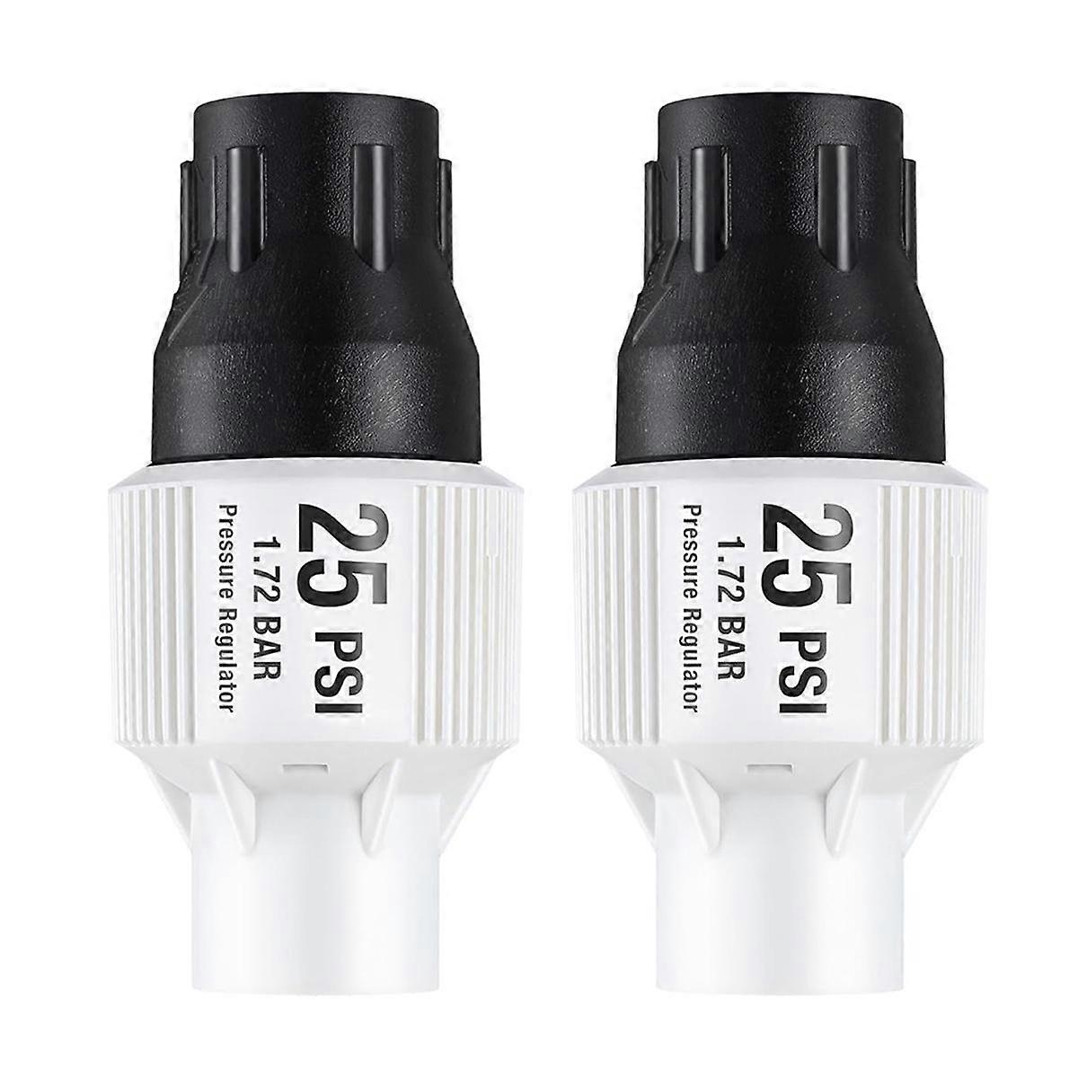 2 Pack 25Psi Drip Irrigation Pressure Regulator Kit, Water Backflow ...