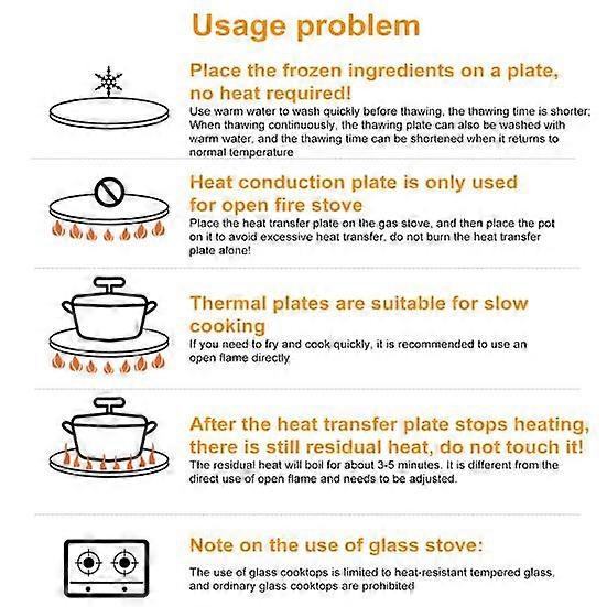 Gas Stove Heat Diffuser with Removable Handles Anti-Scald Handle Even ...