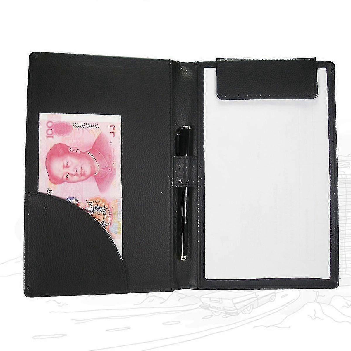 Black Folder Restaurant Bill Restaurant Check Holder Bill Presenter ...