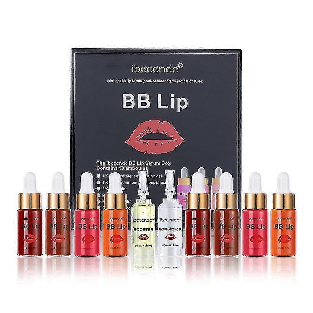 8 Colors Bb Lips Ampoule Serum Kit Lip Gloss Bb Cream For Lip Coloring | Fruugo UK