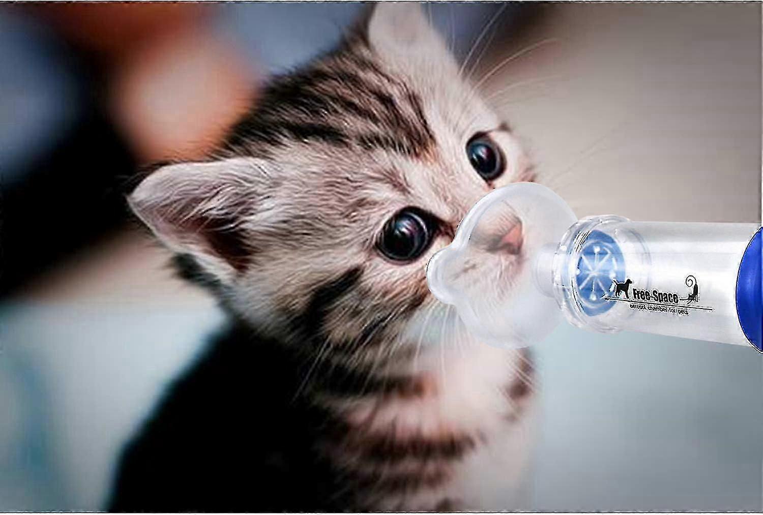Veterinary Animals Aerosol Chamber Pet Asthma Inhaler Spacer Devices ...
