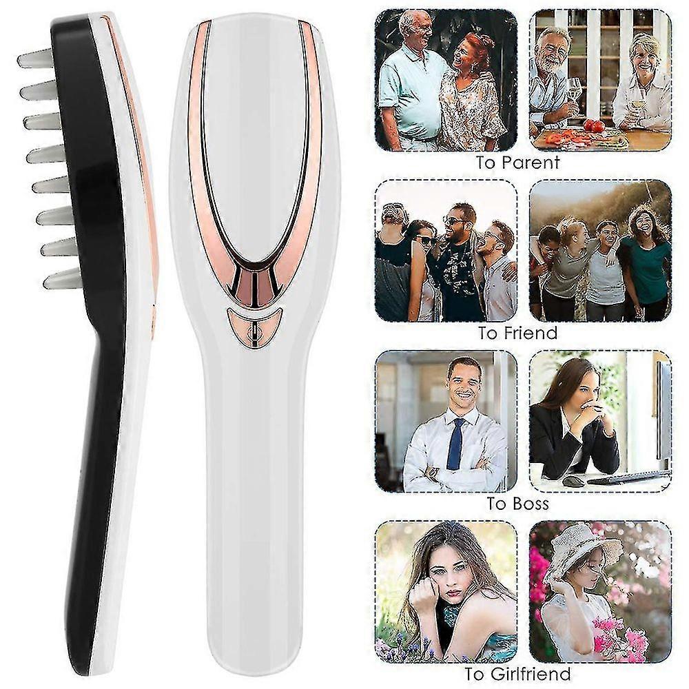 3-in-1 Electric Massage Comb, Phototherapy Scalp Massager Comb Brush ...