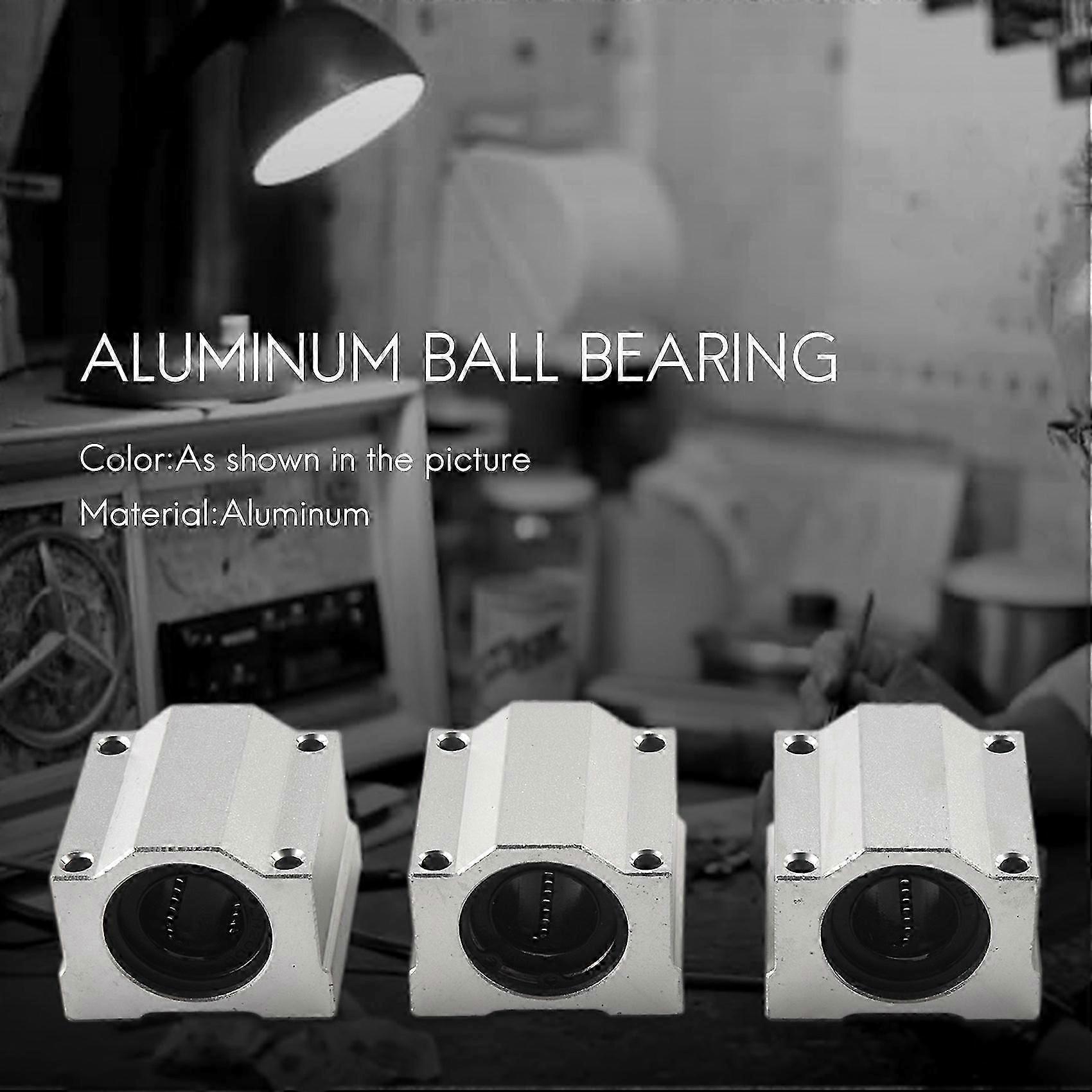 4 Pcs SC20UU 20mm Aluminum Linear Motion Ball Bearing Slide Bushing for ...