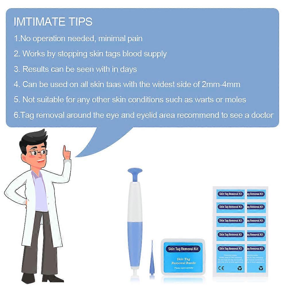 Remove Skin Tag Pen Facial Care Nevus Tool 2mm-4mm Remove Meat Nevus ...