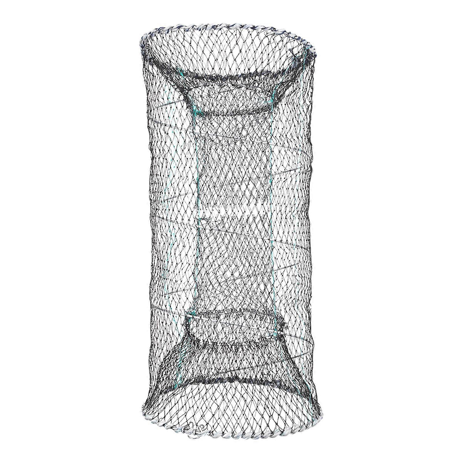 Foldable Fish Net Foldable Bait Cast Mesh Trap For Fishermen Outdoor ...