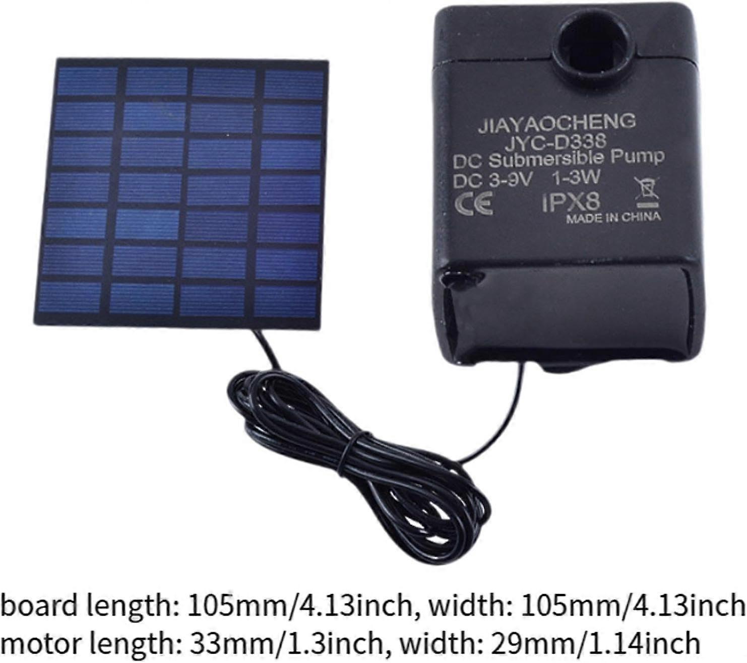 Solar Water Fountain Pump for Garden Pond Bird Bath Patio Tank with ...