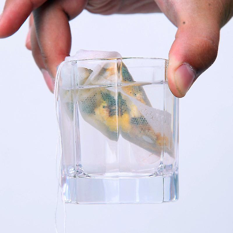 100 Pieces Non Woven Disposable Tea Bag Spice Strainer For Tea Infuser ...