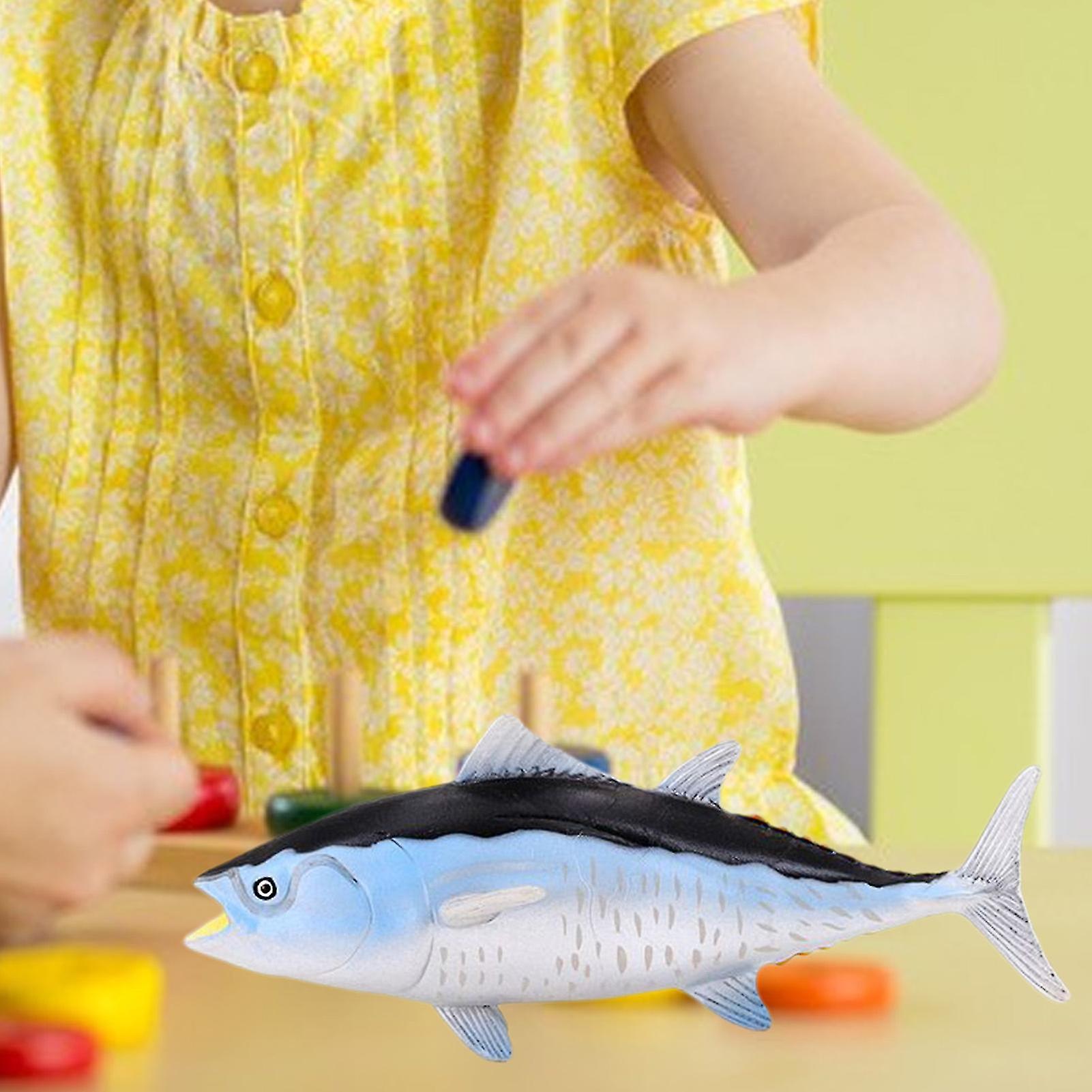Bluefin Tuna Figure Realistic Shape Solid Model Educational Toy ...