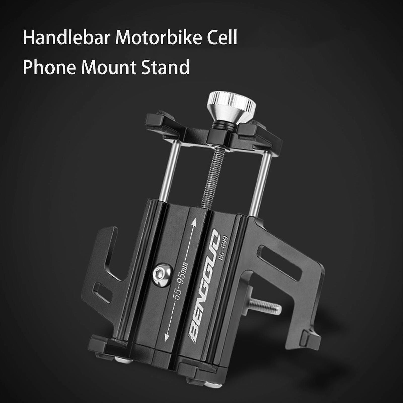 Bicycle Phone Holder Screw Mounted Adjustable Knob Anti-slip Shockproof ...