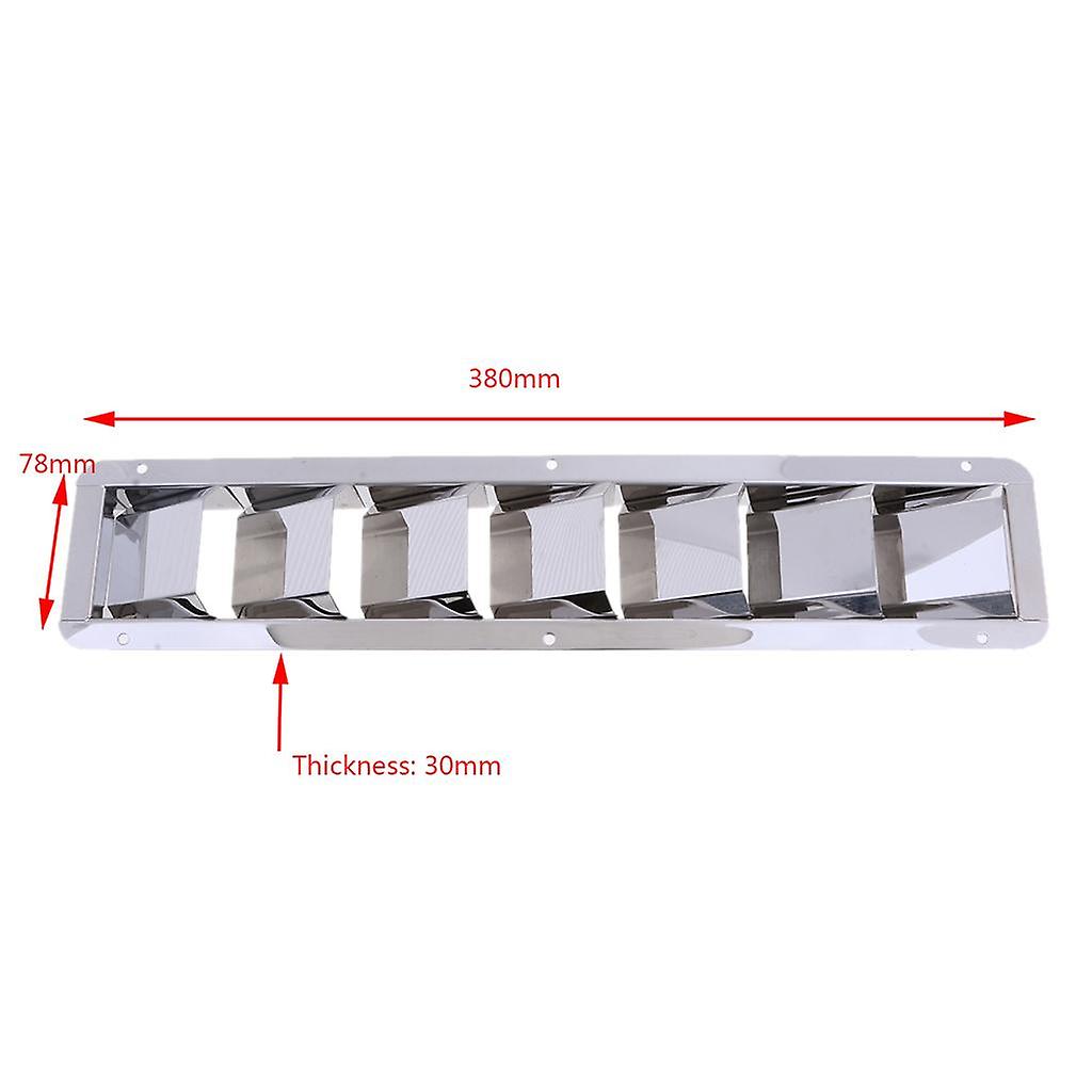 304 Stainless Steel Marine Boat Louver Air Vent 7 Slots Ventilation ...