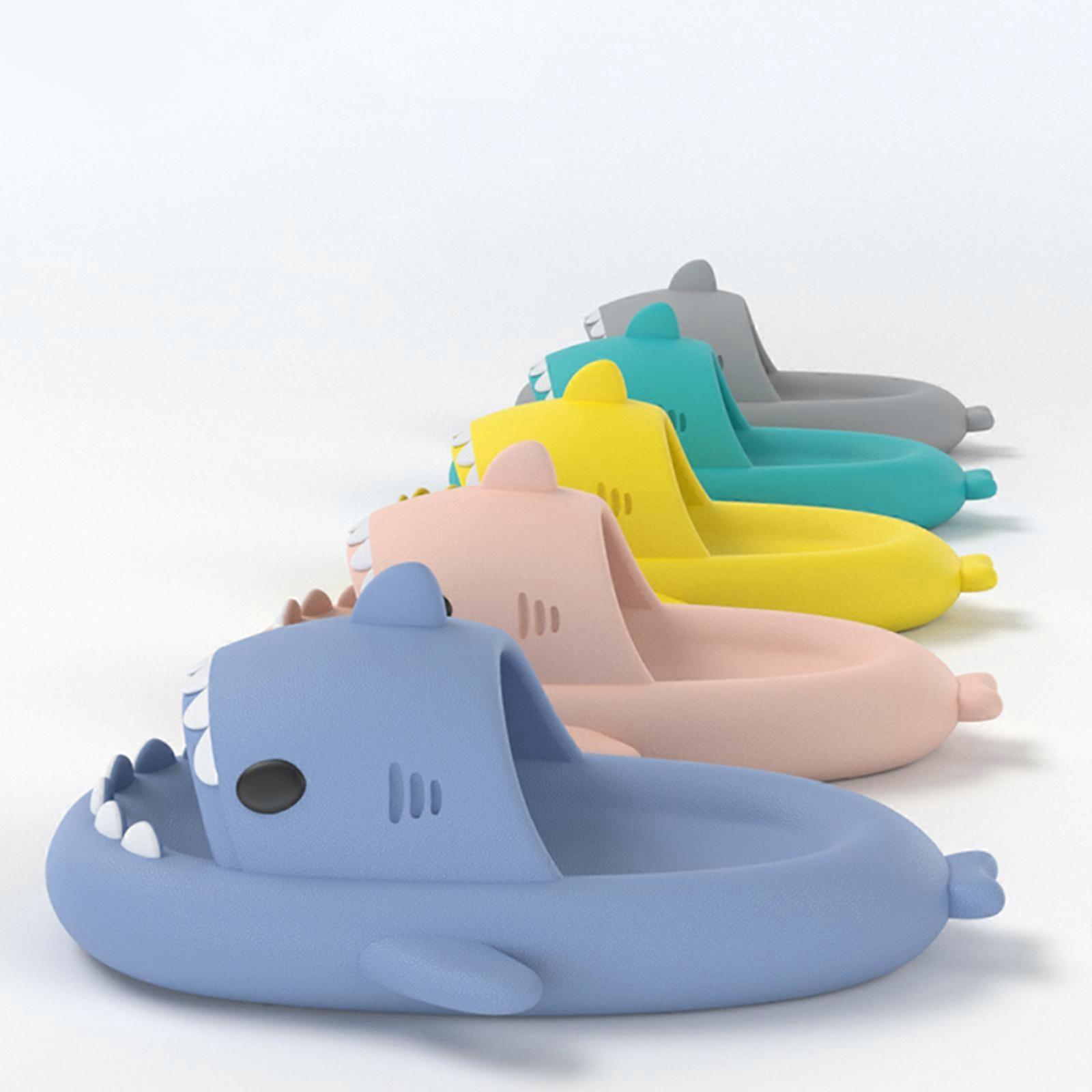 Shark Par Tofflor För Par Och Barn, EVA Utomhus Plattform Tecknad ...