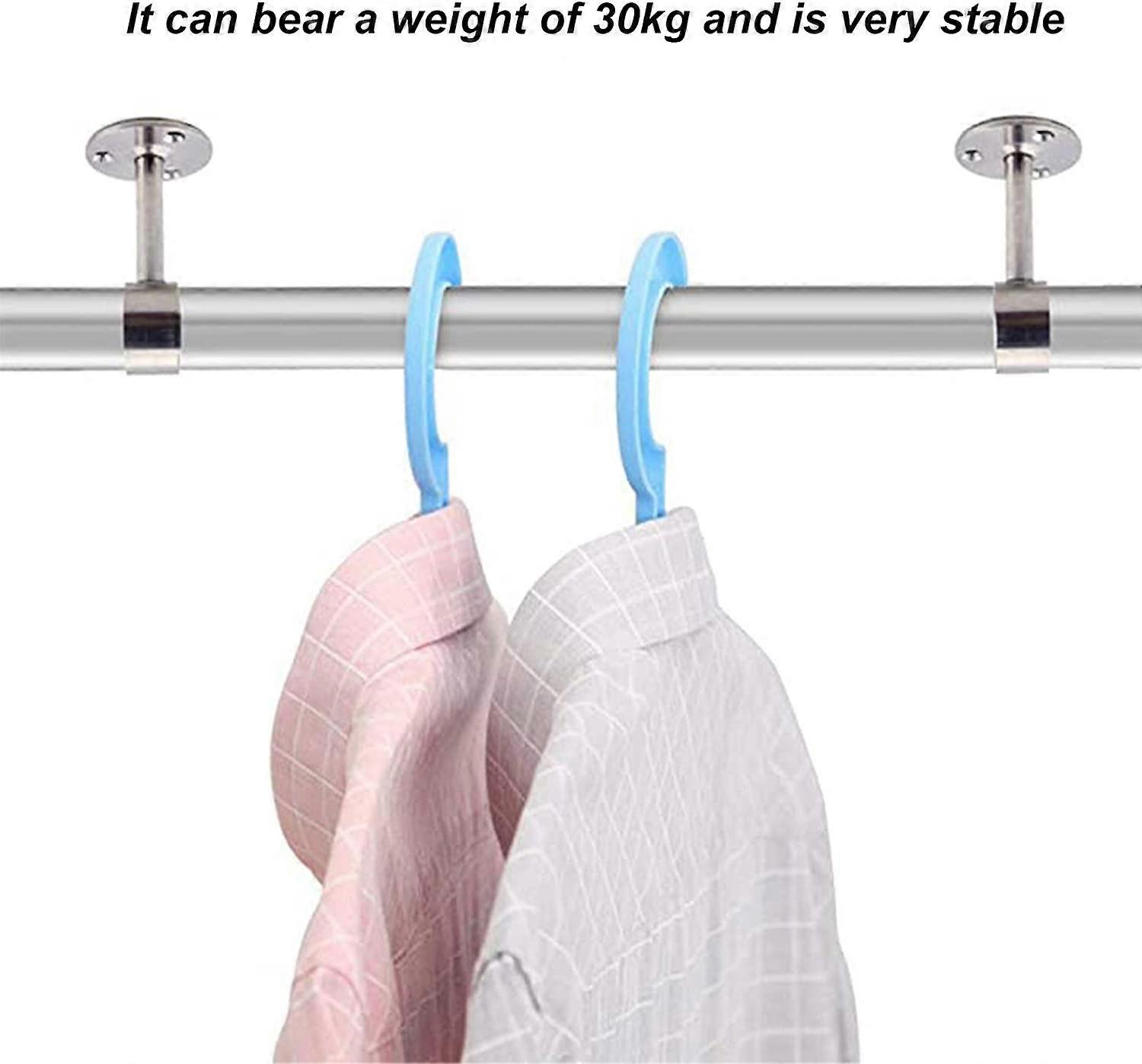 Gloryit 6 Pieces Ceiling Curtain Rod Support Rod Bracket Ceiling Rod ...