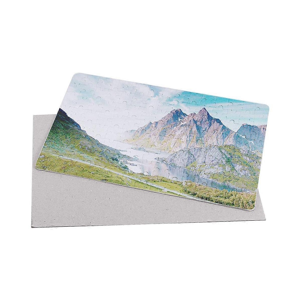 20 Sets Blank Sublimation A4 Jigsaw Puzzle with 120 Pcs DIY Heat Press ...