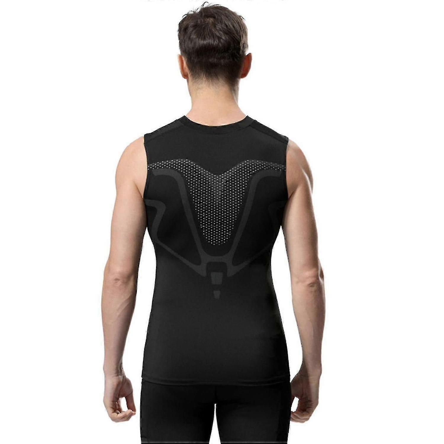 Guys Men's Chest Gynecomastia Compression Top,ionic Shaping Vest ...