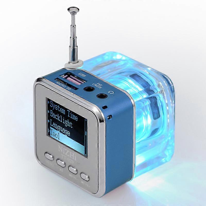 []Mini Digital Portable Music MP3/4 Player TF USB Disk Speaker FM Radio ...