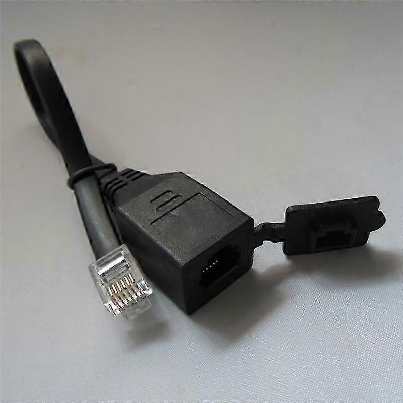 RJ11 6P6C Telephone Extension Cable 6P6C Male to Female Cable with Dust ...