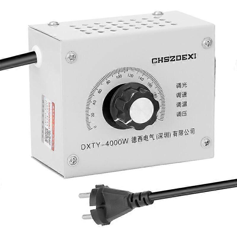 XHX Compact Variable Voltage Regulator Portable Speed Temperature Light ...