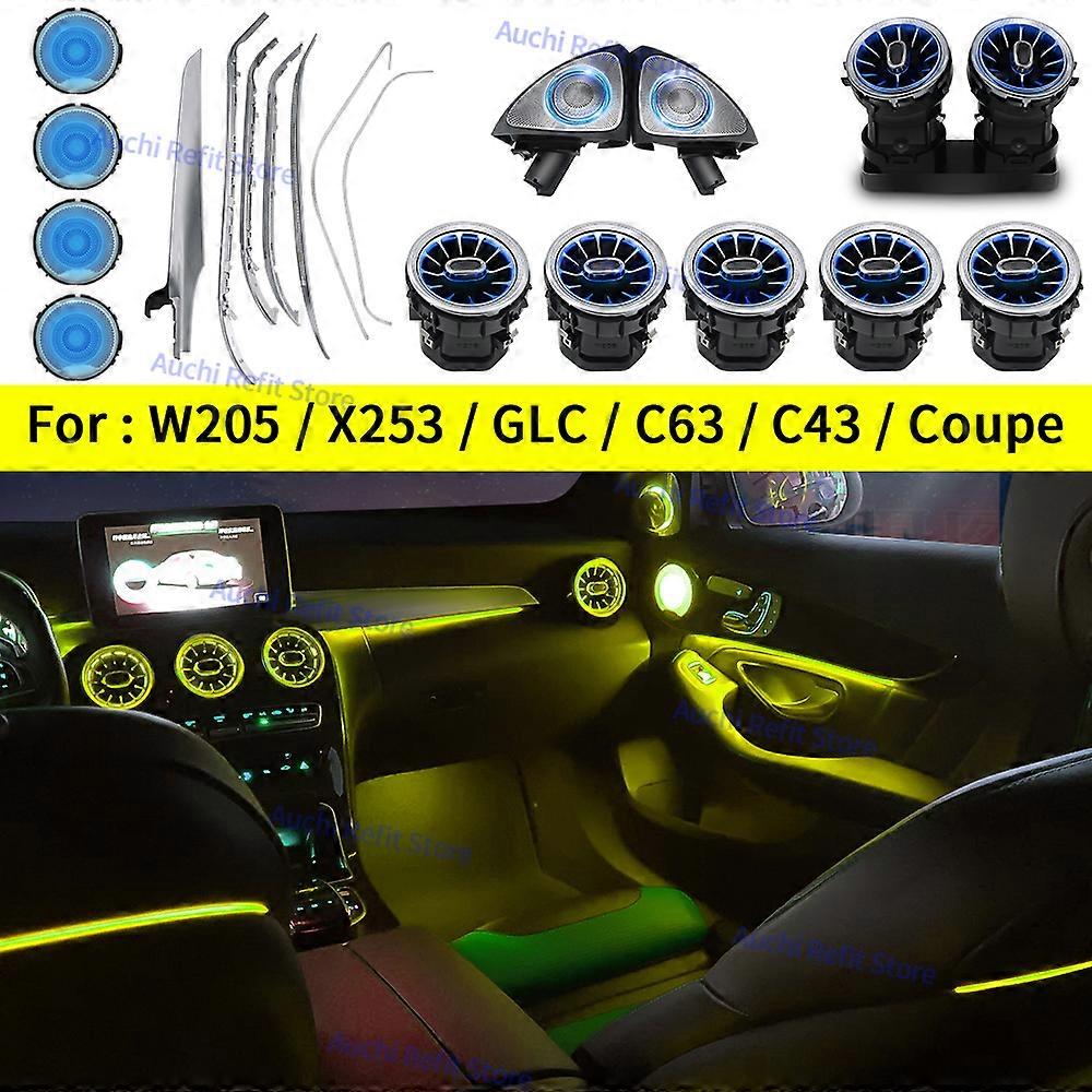 Ambient Light 3/12/64 Colours For Mercedes-Benz C/GLC Class Coupe W205 ...