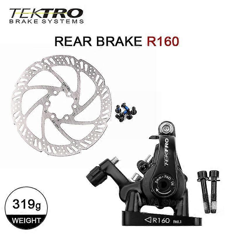 Tektro Md-c550 Road Bicycle Brake Clamp Double Piston Flat Mounted Disc Brake Mechanical Wire ...