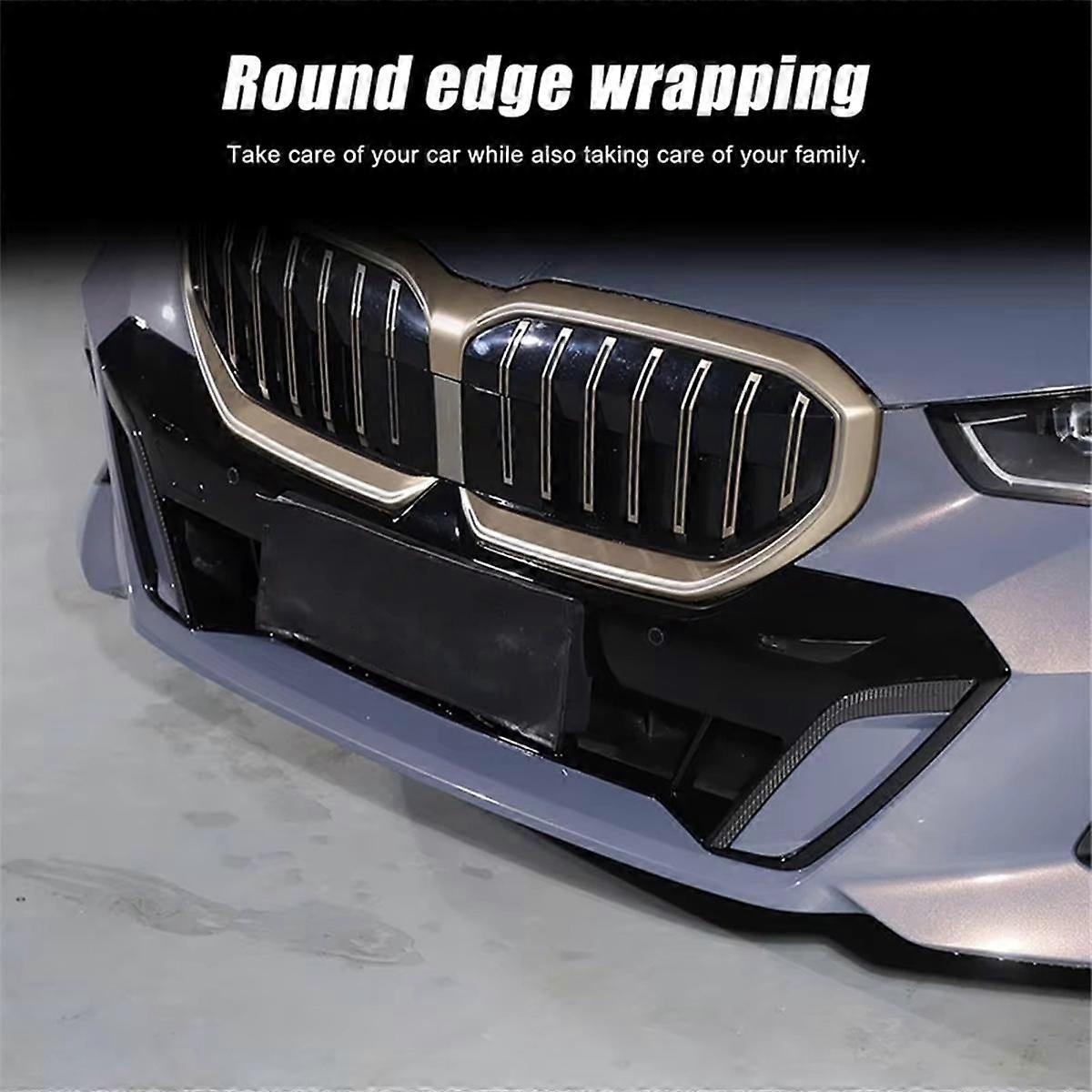 Real Carbon Fiber Car Front Bumper Lip Spoiler Trim for 5 Series G60 ...