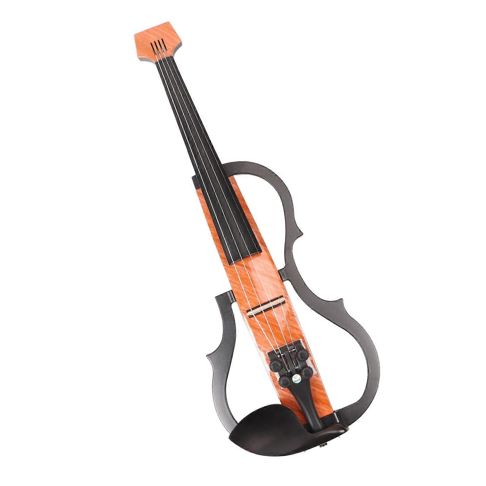 Silent Electric Violin 4/4 Floor Tile Pattern Carbon Fiber Maple Wood ...