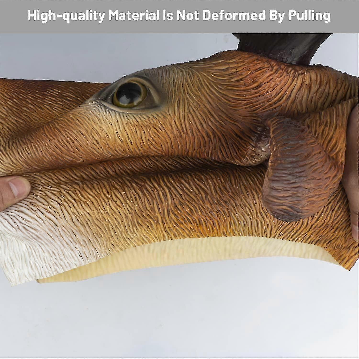 Reindeer Mask Animal Latex Full Head Realistic Masks for Halloween ...