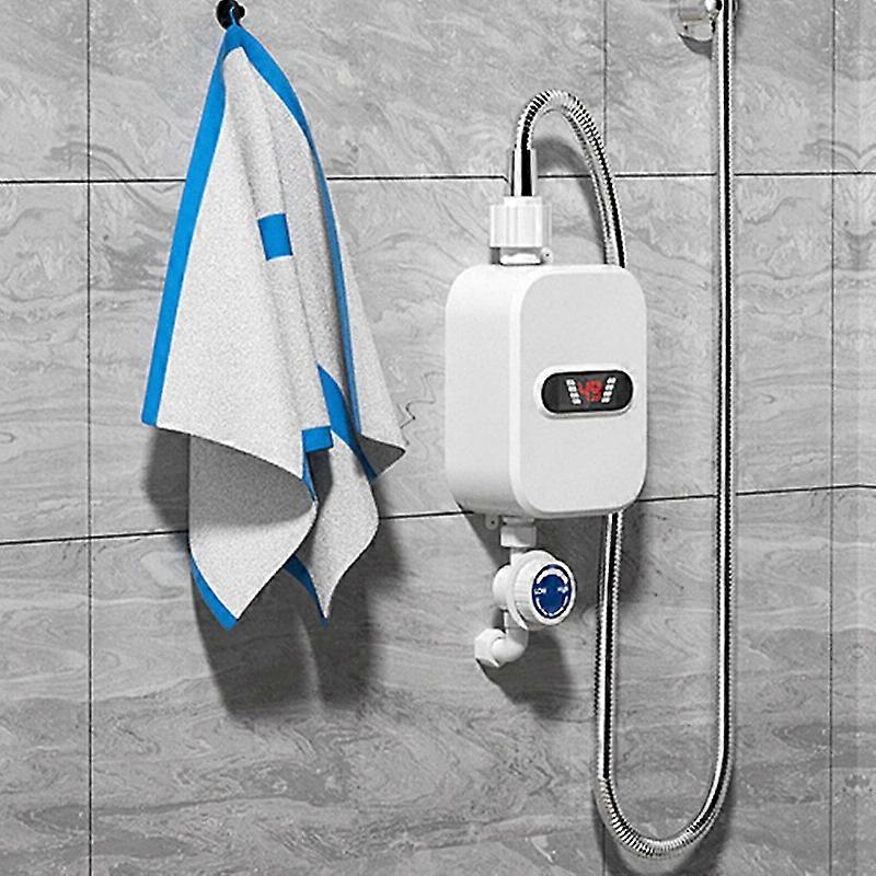 Small Electric Instant Water Heater Shower Head Set - 3500w | Fruugo UK