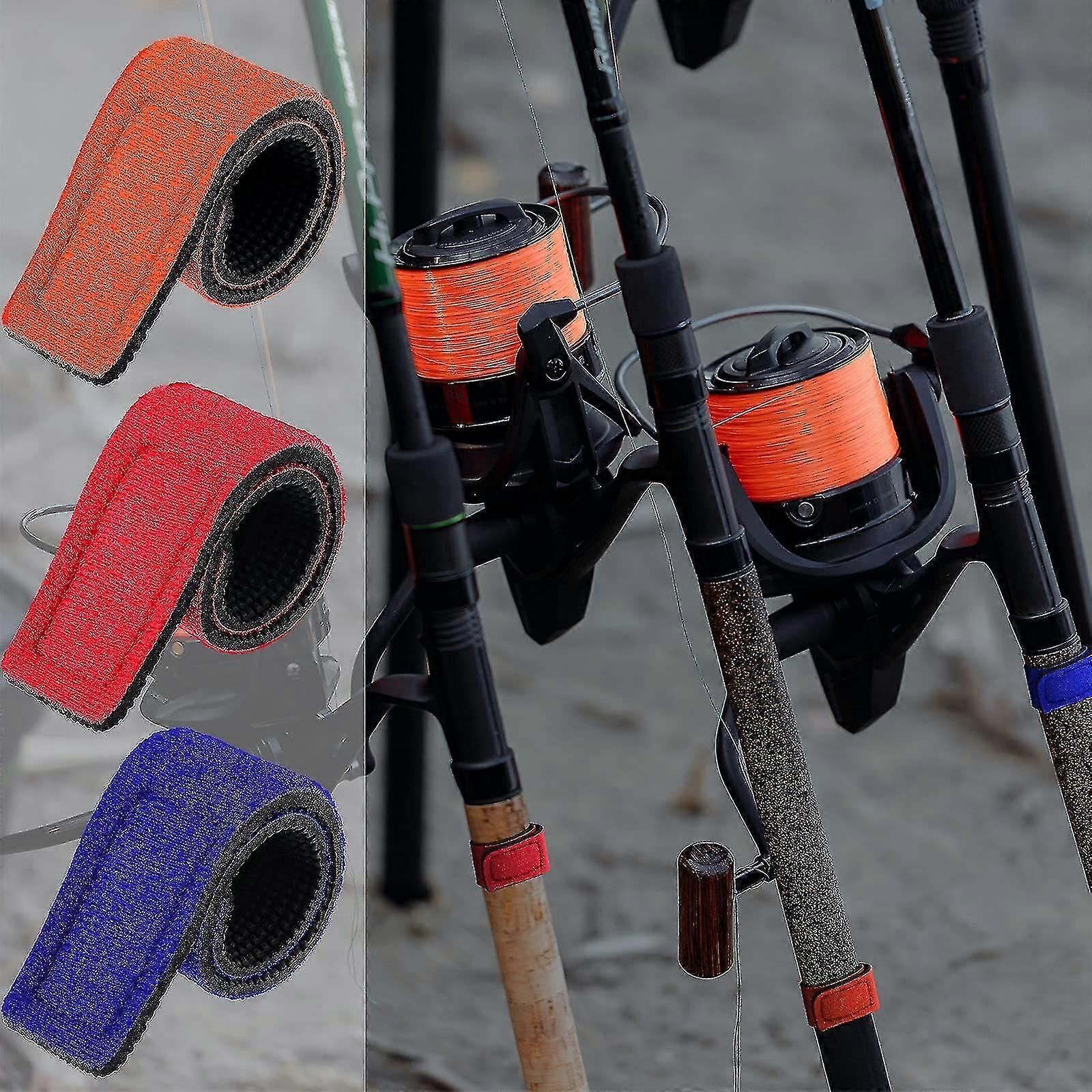 Fishing Rod Ties Fishing Rod Wrap Strap Fishing Pole Belt Stretchy Rod ...