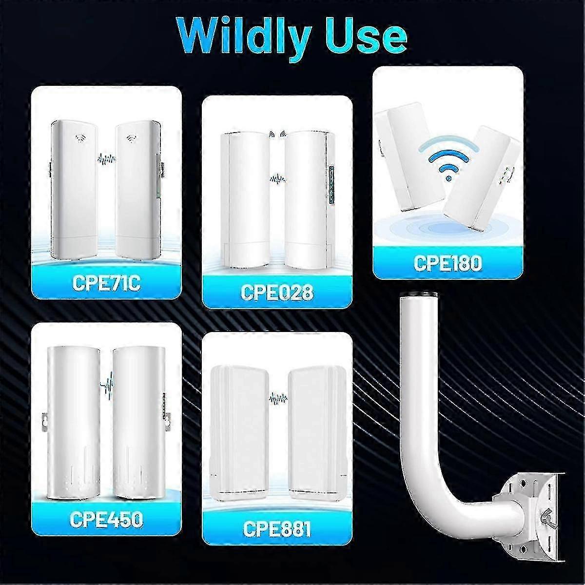 Wireless Bridge Bracket Mount,pole And Wall-mounted Mount For Outdoor ...
