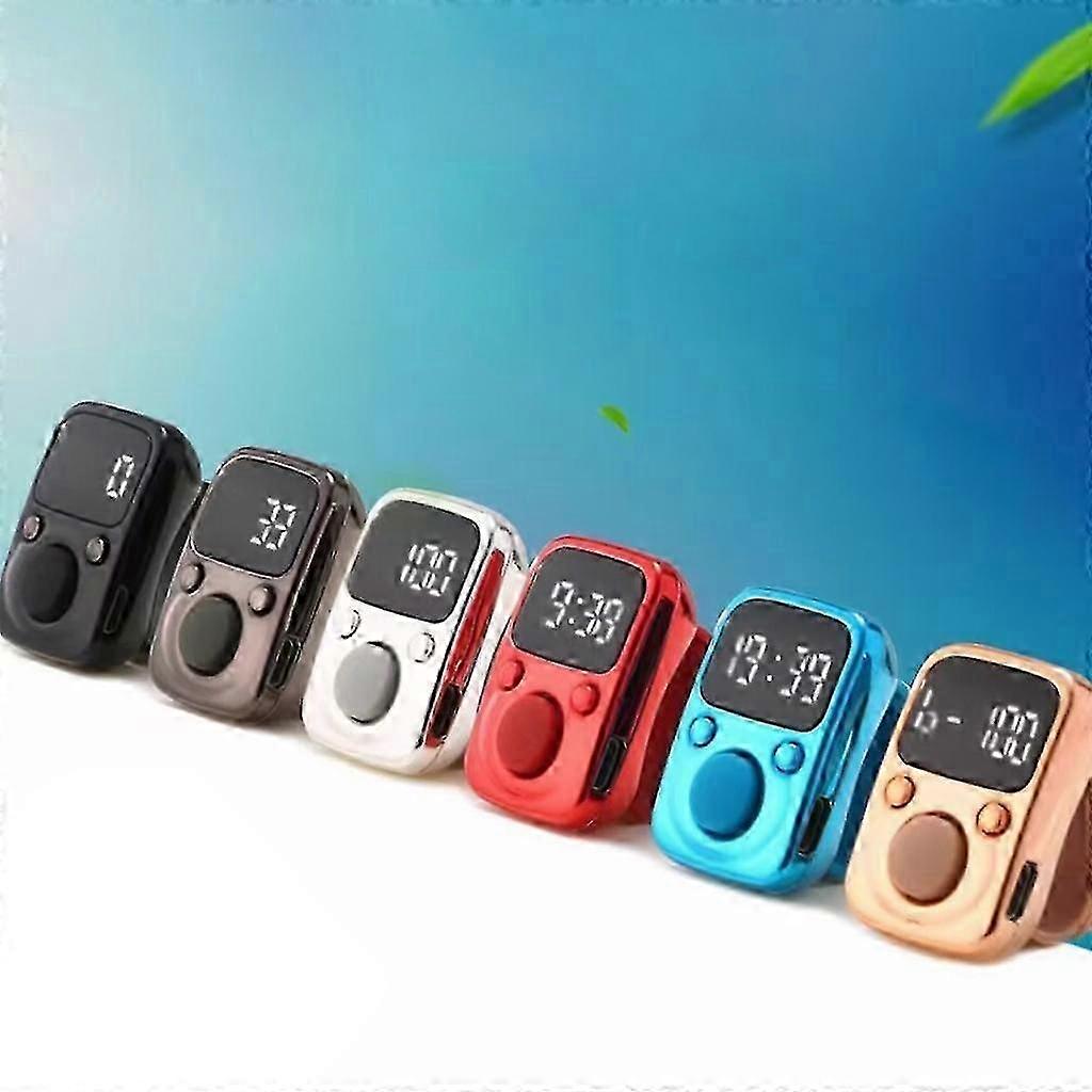 Digital LED Finger Ring Hand Tally Counter Prayer Rechargeable Counters ...