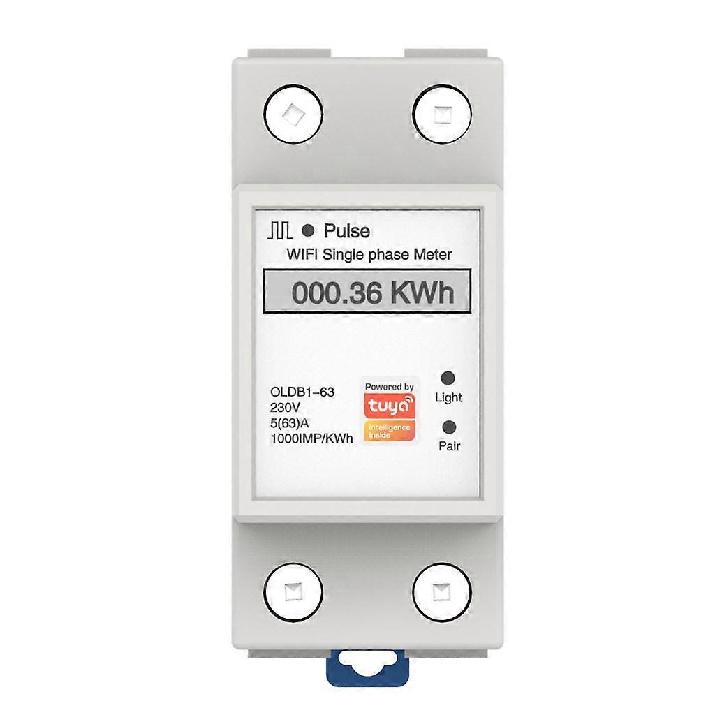 Single Phase Energy Meter, Pass-Through, Clear LCD, High-quality ...