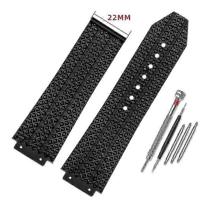 Watchband For Hublot Big Bang Silicone 25*19mm Waterproof Men"s Watch ...