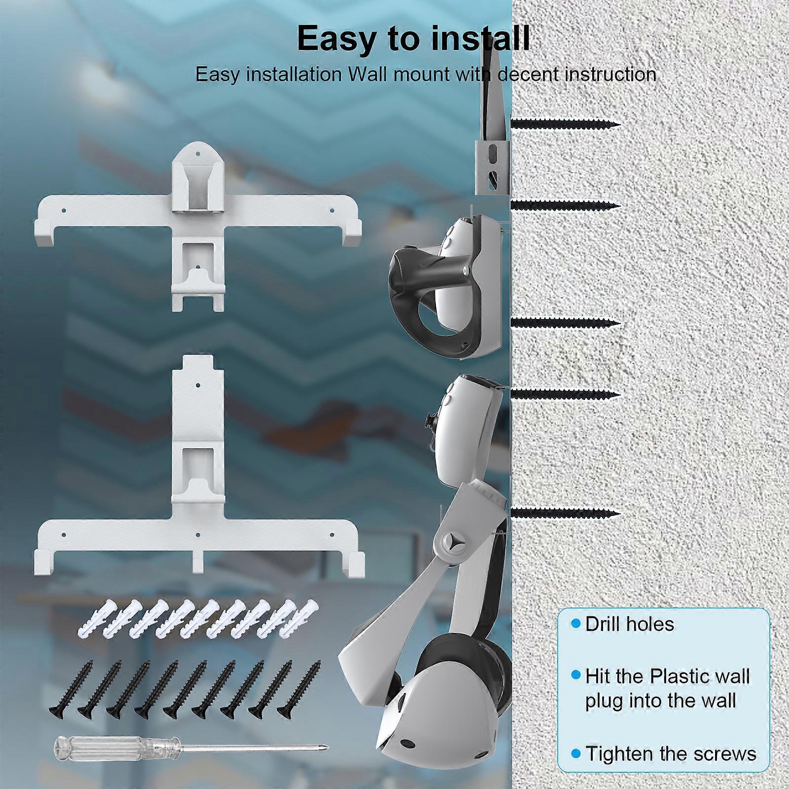 Wall Display Shelf Fit for VR VR2 Wall Mount Headset Remote Control ...