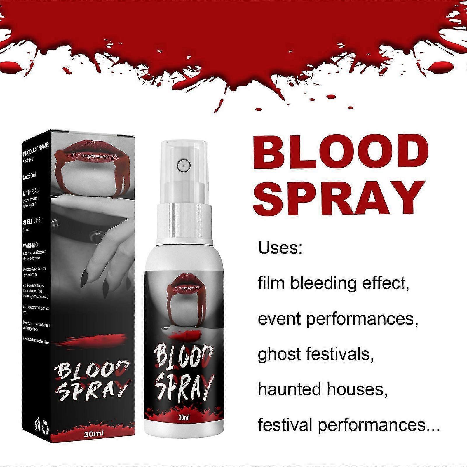 Halloween Blood Spray, Red Liquid Plasma Fake Blood Cosplay Film ...