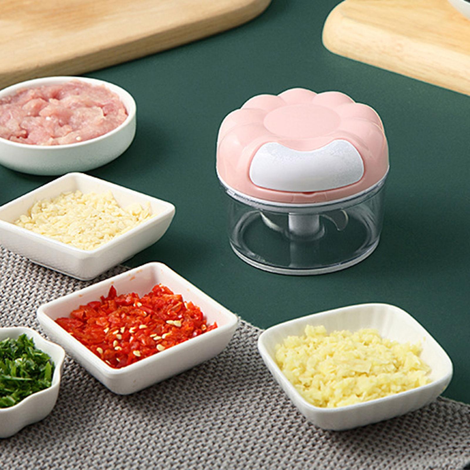 Manual Mini Chopper Shredder Time Saving Anti-slip Food-grade Garlic ...