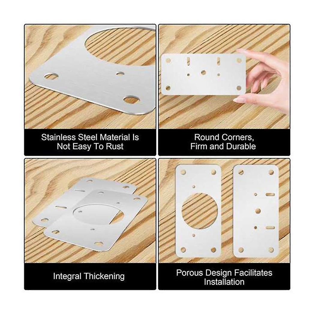 10pair Hinge Repair Plate Cabinet Furniture Drawer Table Repair Mount ...
